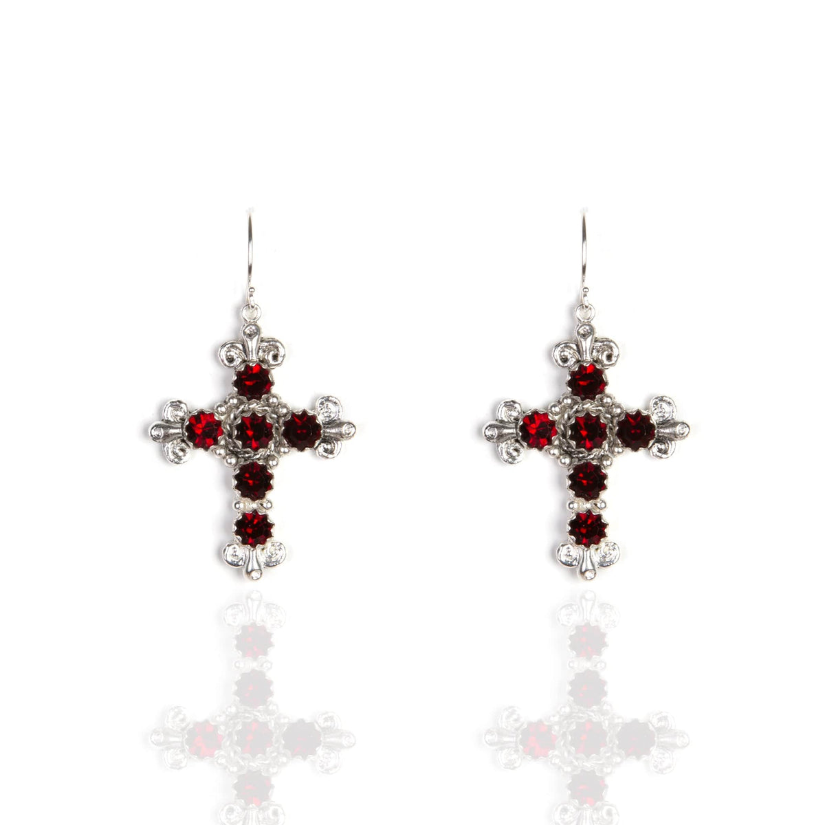 Addie Earrings Garnet – Virgins Saints & Angels