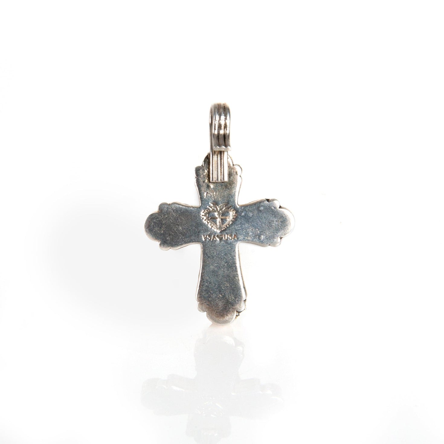 Maria Cross Medallion – Virgins Saints & Angels