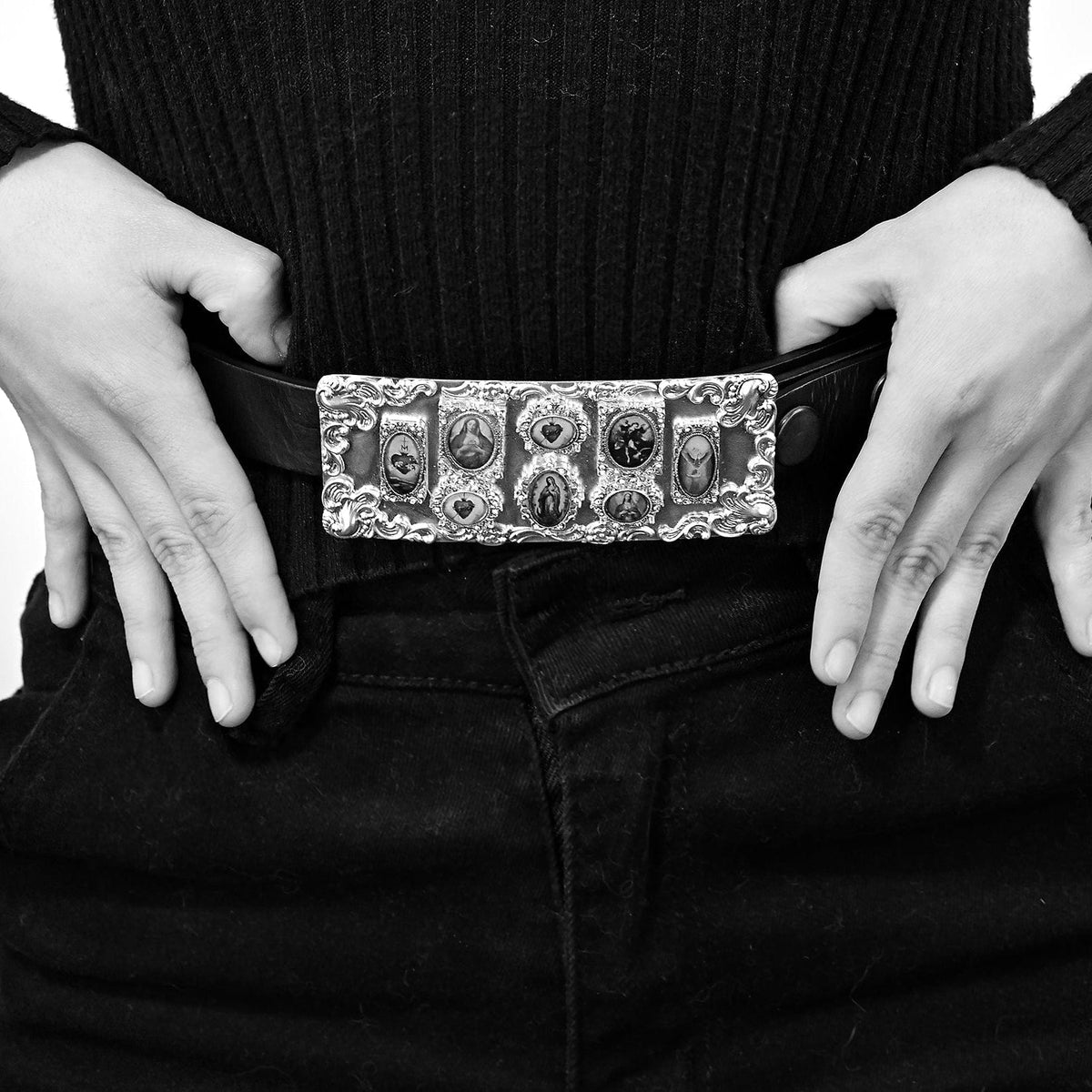 Retablo Framed Buckle - Gold – Virgins Saints & Angels