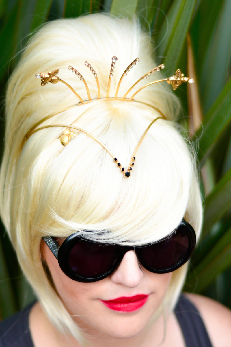 Shop Our Queen Bee Fabulous Vibrant Crystals Bees Adjustable Tiara ...